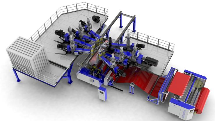 JCTIMES_Seven layer coextrusion high barrier cast film production line